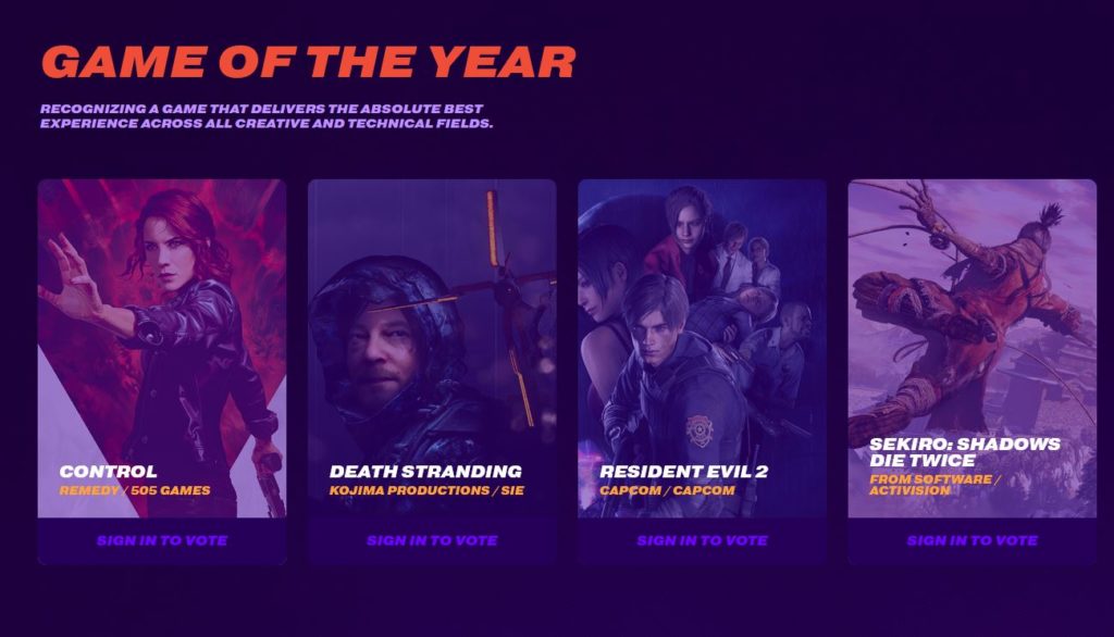 Das sind die Gewinner der The Game Awards 2019 • JPGAMES.DE