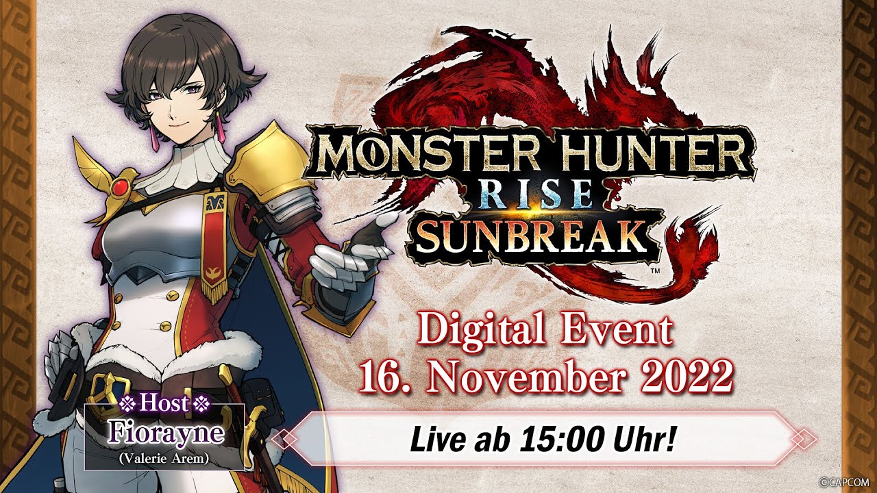 Monster Hunter Rise: Sunbreak stellt heute um 15 Uhr das dritte Titel ...