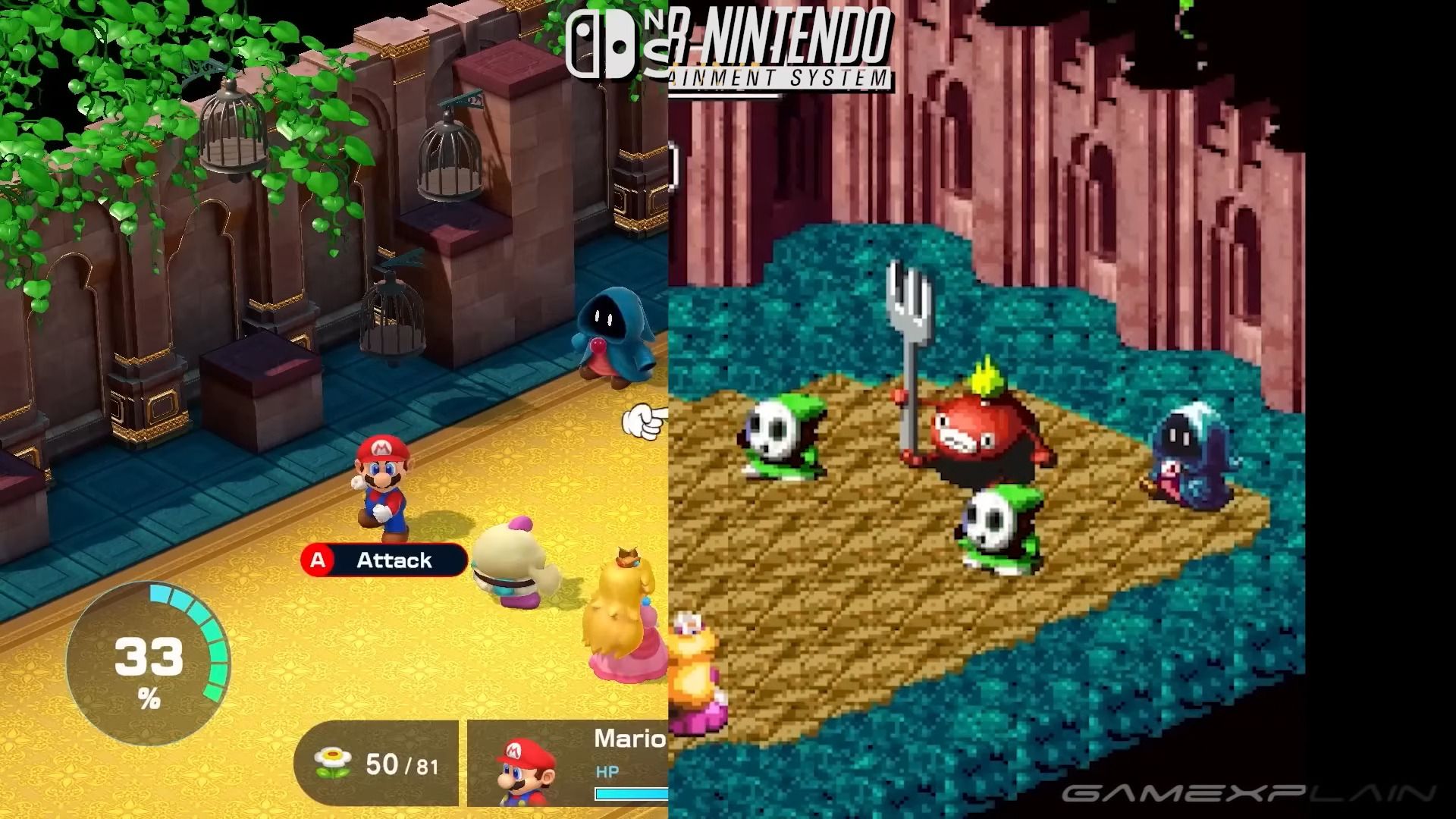 Super Mario RPG: So sieht das Remake im Grafikvergleich mit dem ...