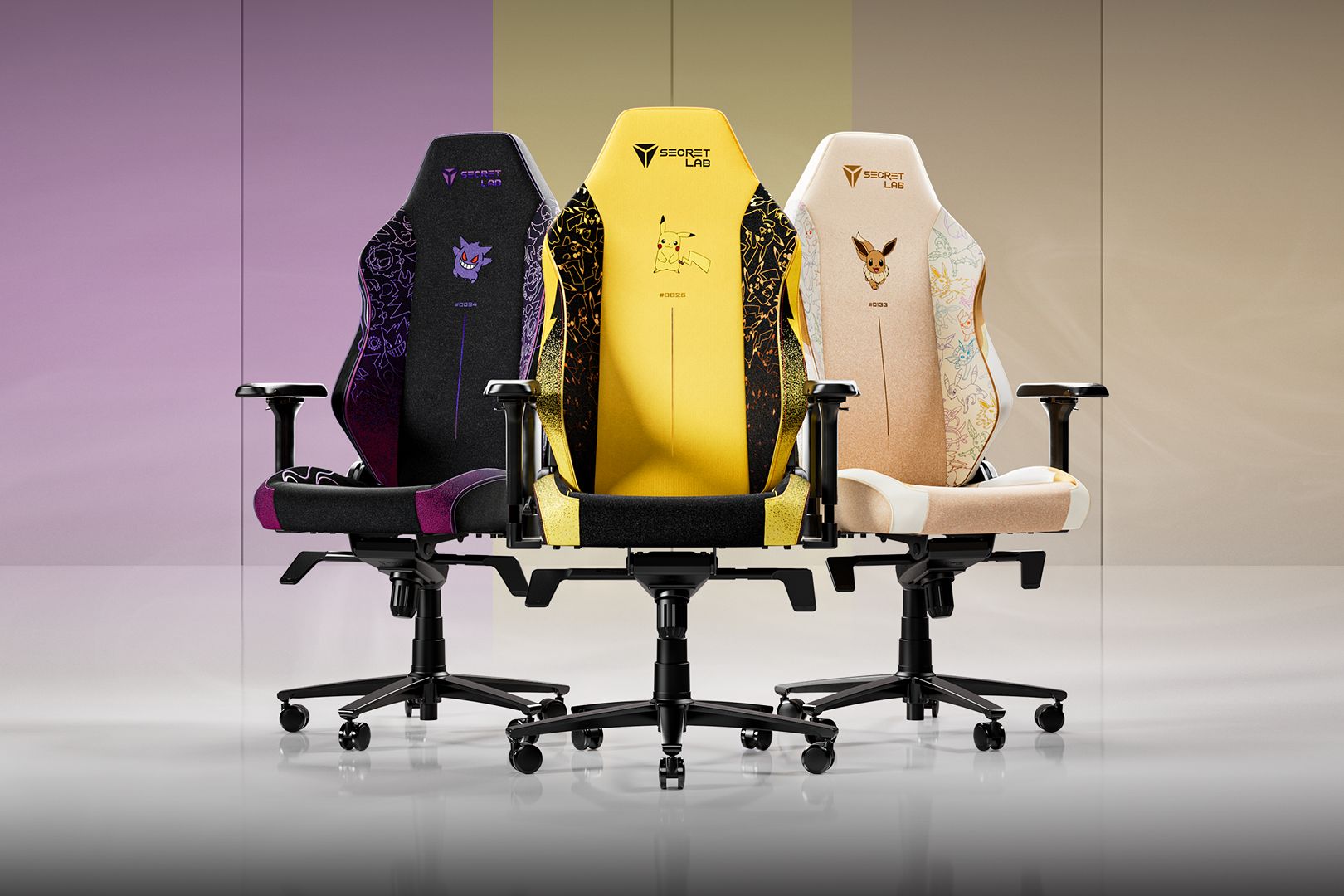 Neue Pokémon-Kollektion: Secretlab bringt Pikachu, Evoli und Gengar zum ...
